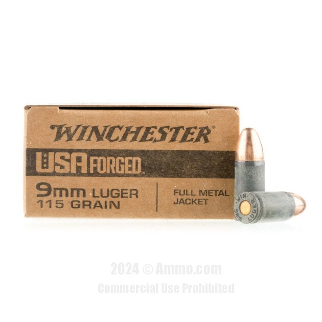 Shop 9mm 50 Round Ammo (High Quality FMJ HP JHP Rounds)