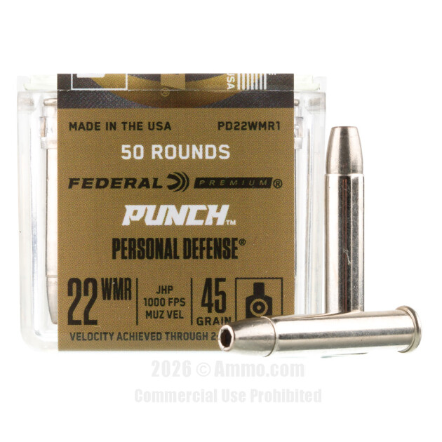 Federal Punch 22 WMR Review: Is It Good Self-Defense Ammo?