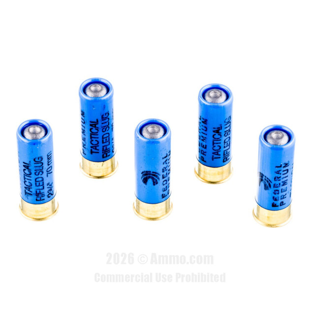 12 Gauge Rifled Slugs For Sale (Smoothbore 12ga Ammo)