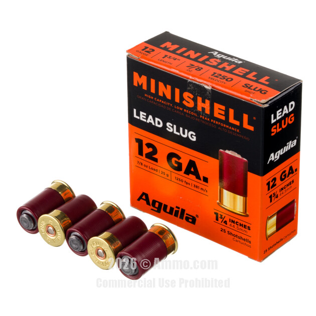 12 Gauge Rifled Slugs For Sale (Smoothbore 12ga Ammo)
