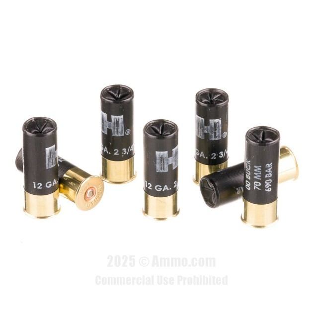 Buy 100 Rounds of 12 Gauge Ammo (00 Buck, #4 Buck, Rifled Slugs)