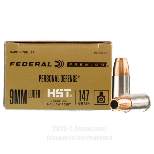 200 Rounds of 9mm ammo (115 to 147 grain)