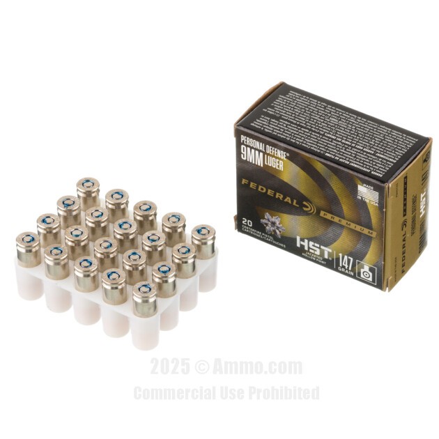 200 Rounds of 9mm ammo (115 to 147 grain)