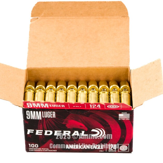 100 Rounds of 9mm (Fastest Shipping & Bulk Prices)