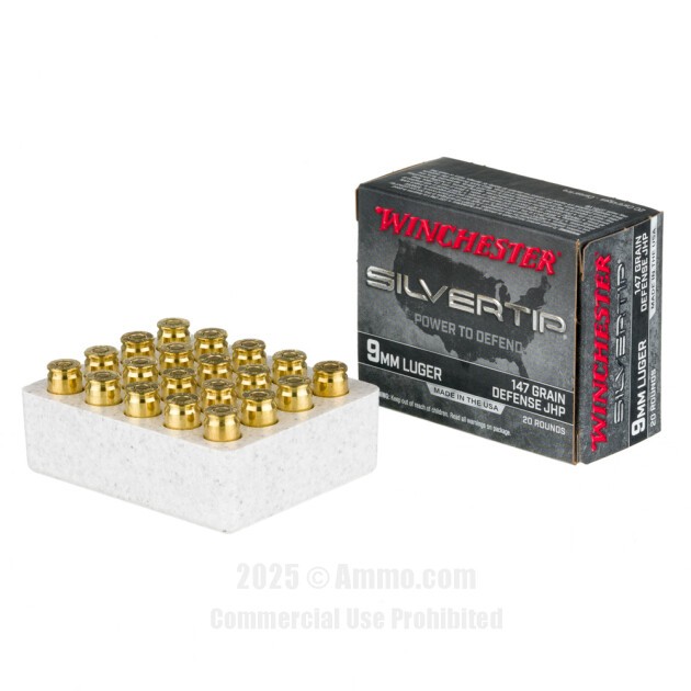 Winchester 9mm Ammo (Shop 115 grain, 124 grain, 147 grain)