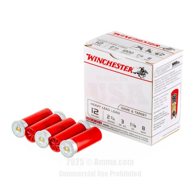 Buy 100 Rounds of 12 Gauge Ammo (00 Buck, #4 Buck, Rifled Slugs)
