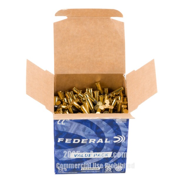 Shop Federal 22LR Ammo (Federal 22 Long Rifle Ammo)