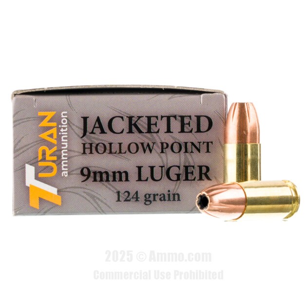 Shop 9mm 50 Round Ammo (High Quality FMJ HP JHP Rounds)