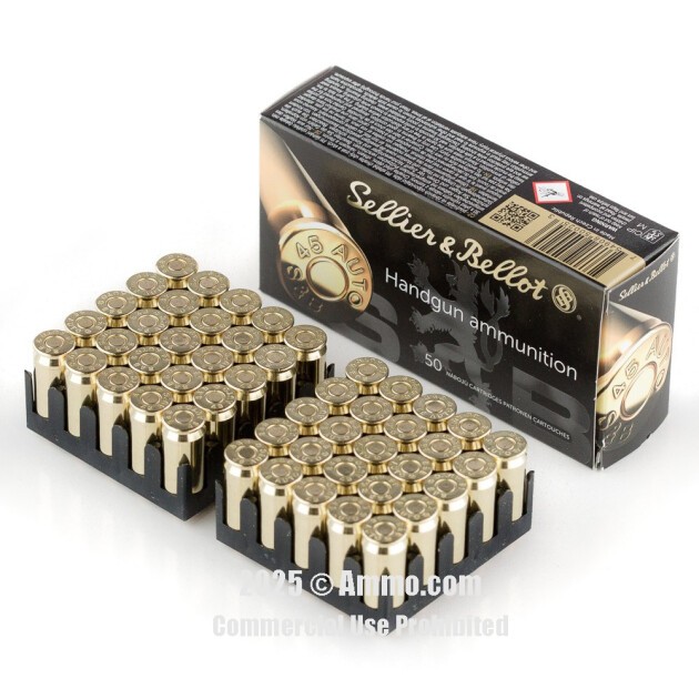 45 ACP Bulk Ammo (500 & 1000 rounds)