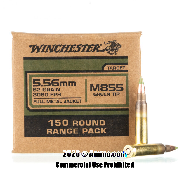 Green Tip Ammo for Sale (5.56 M855)