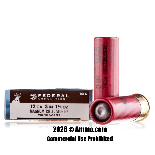 12 Gauge Rifled Slugs For Sale (Smoothbore 12ga Ammo)