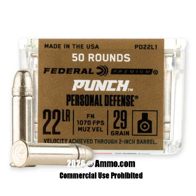 Is Federal Punch 22 LR a Knockout for Self-Defense?